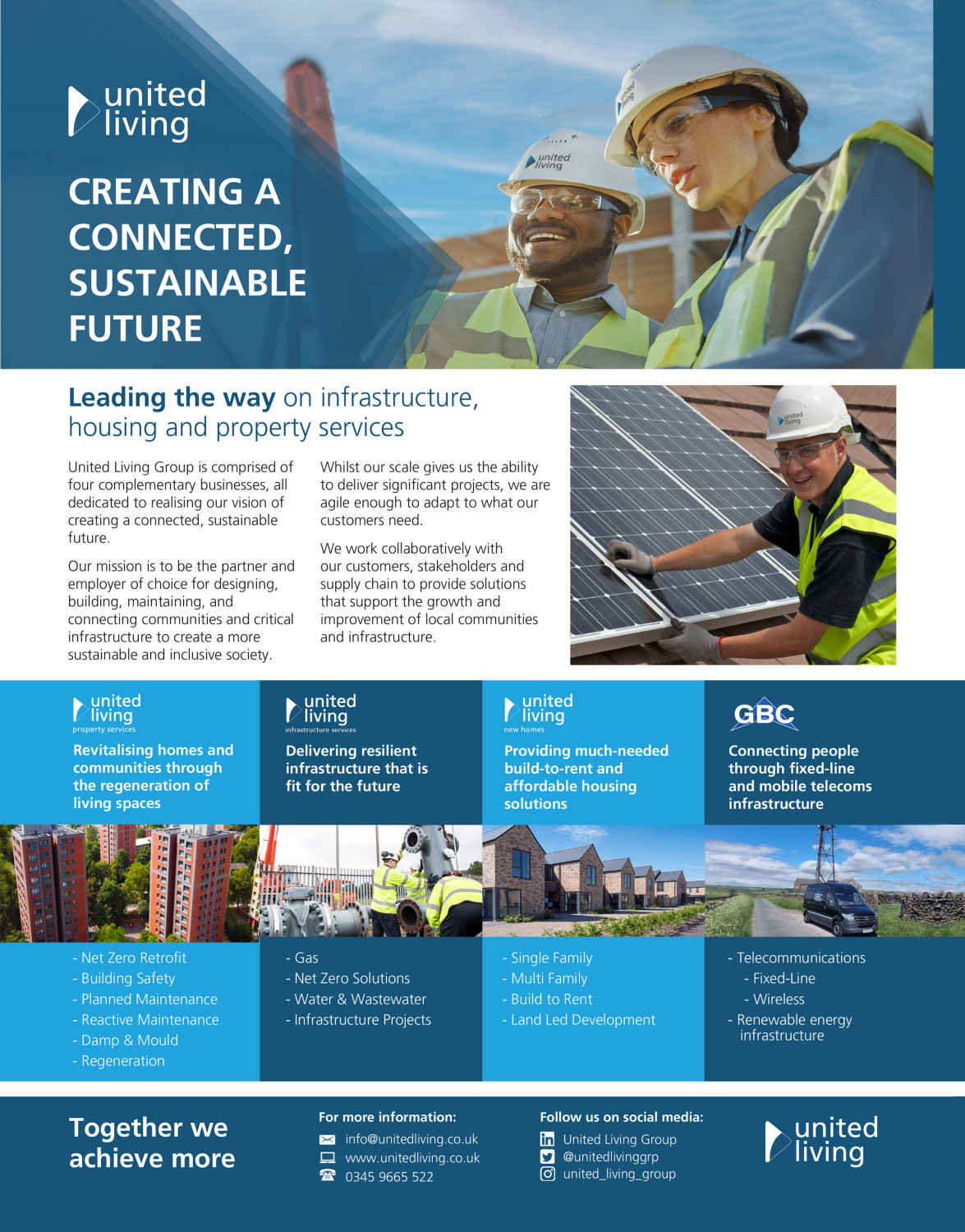 United Living - Contract secured for the long term - Construction ...