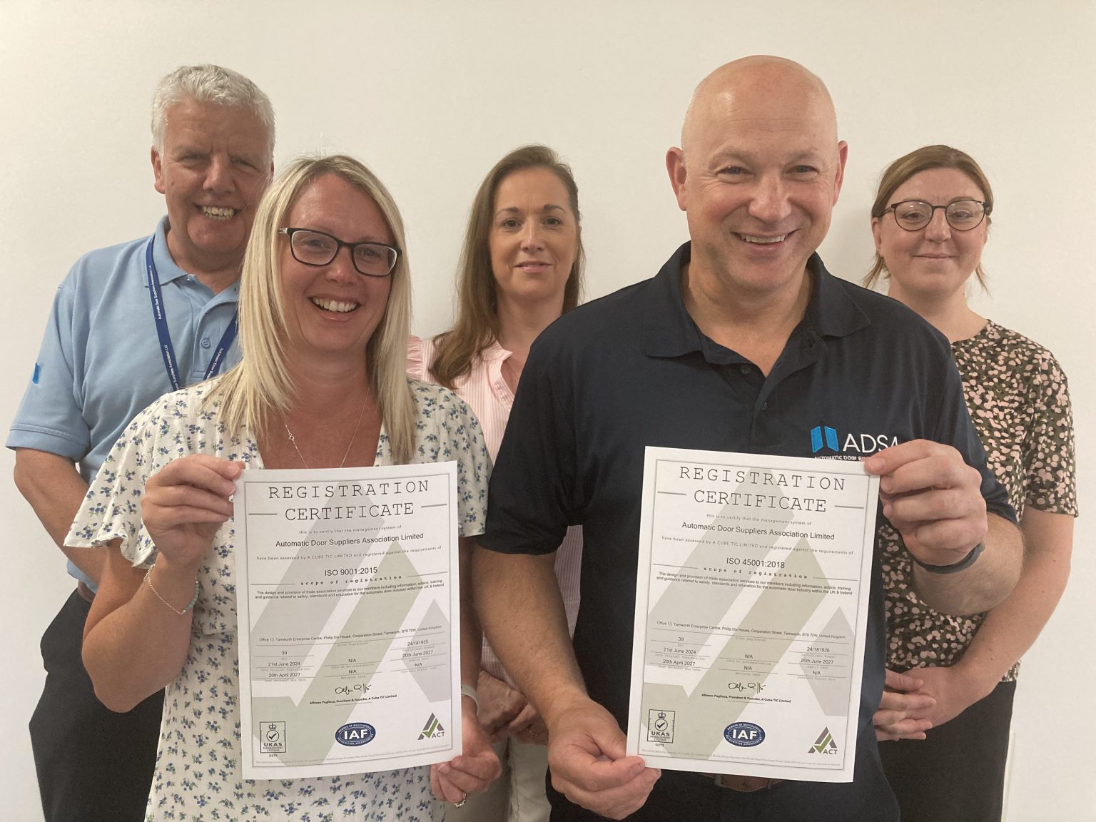ADSA celebrates dual ISO accreditation achievement - Construction ...